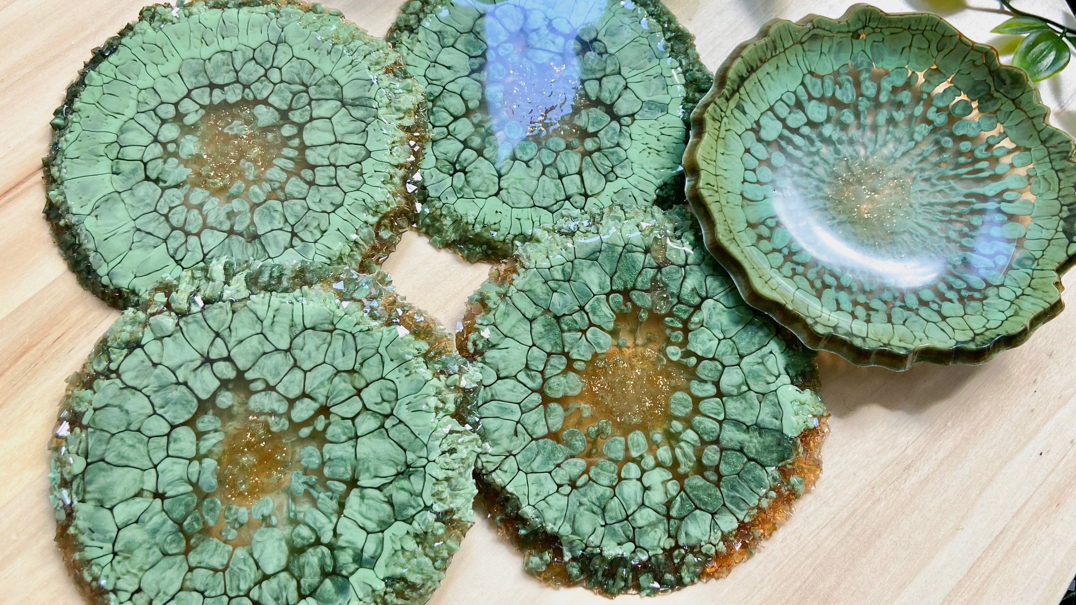 Dragon Scale Resin Coaster & Trinket Dish Tutorial – ArtResin