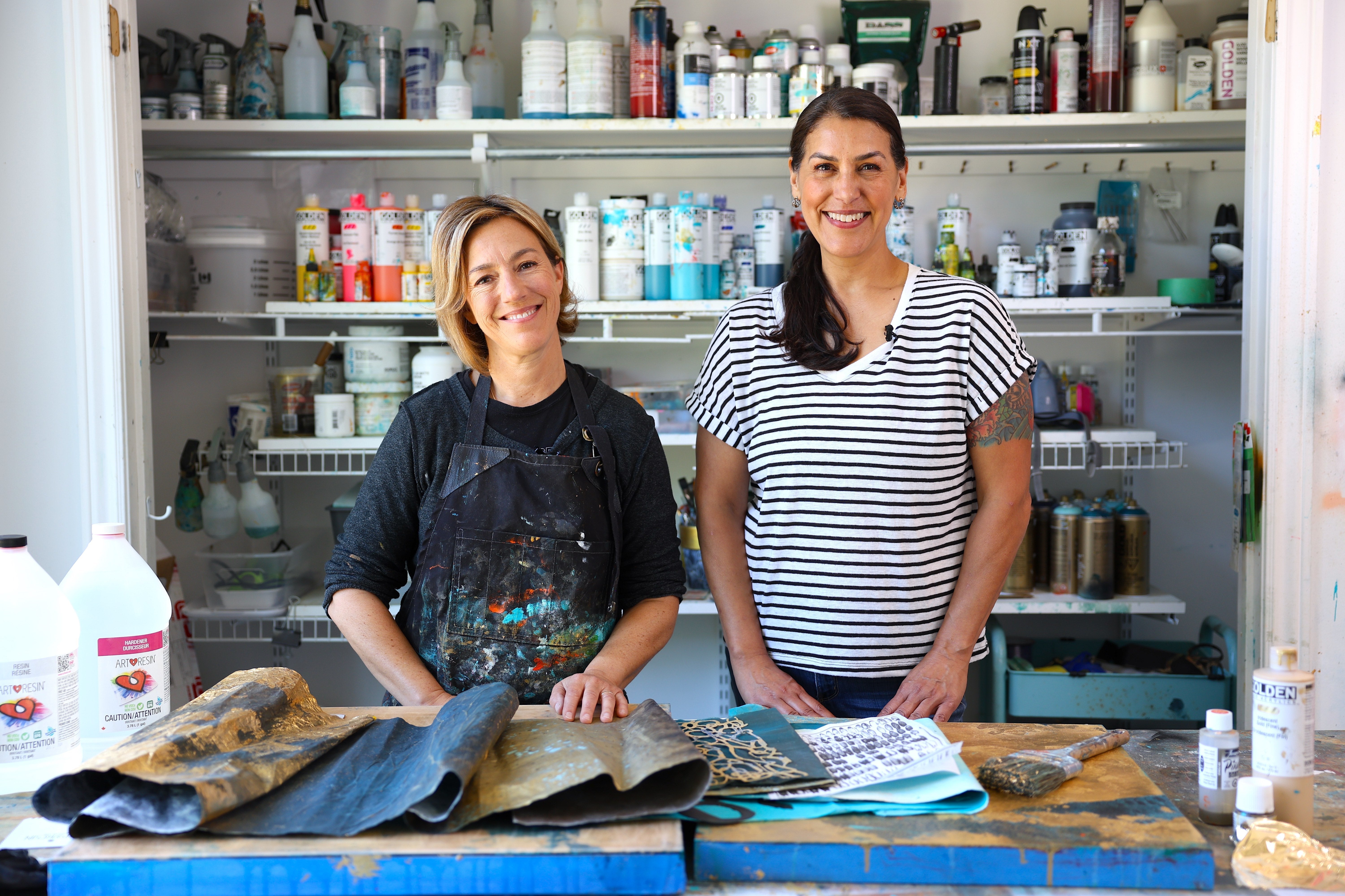 Jane Monteith’s Mixed Media Art: Favorite Papers, Gold Materials, and ...