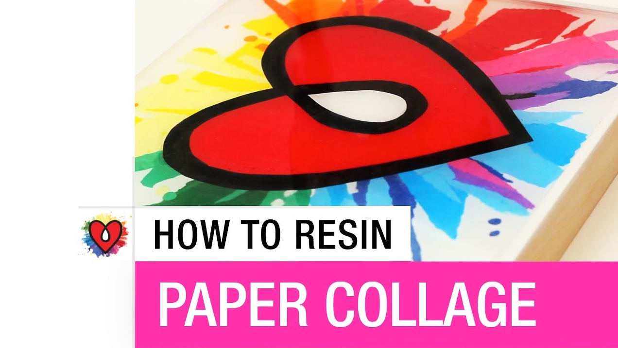 How To Resin Over Paper Collage (Video Tutorial) – ArtResin