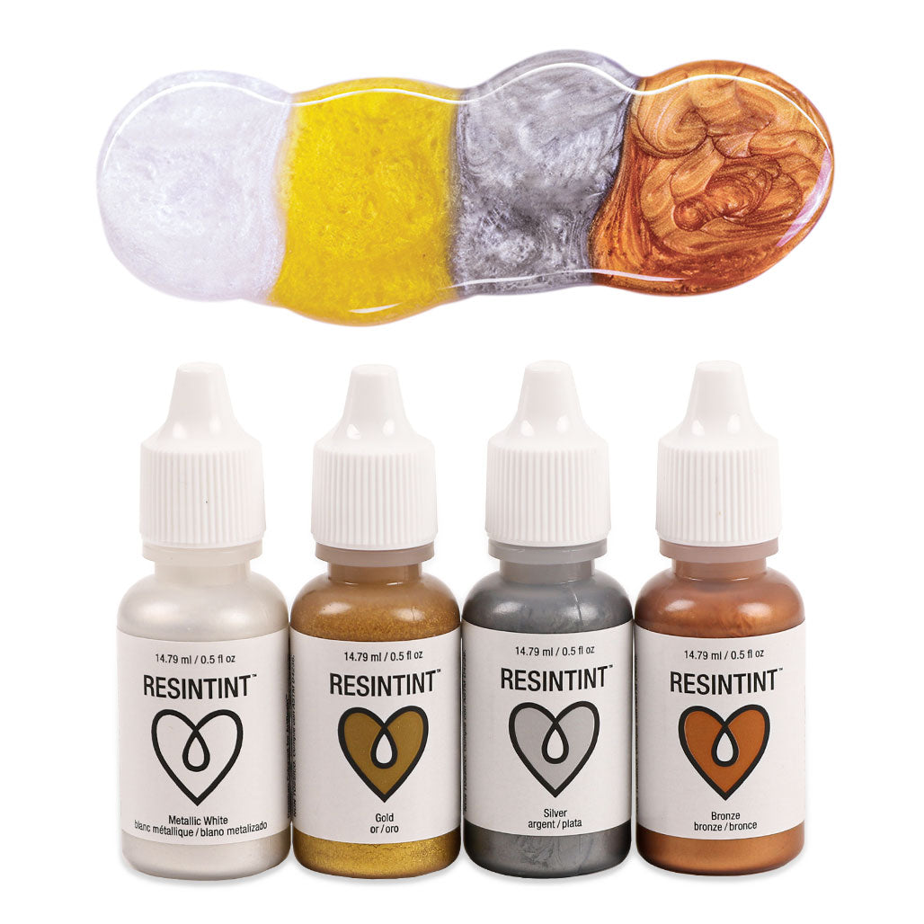Metallic Resin Tints | Pack Of 4 Colours | ArtResin